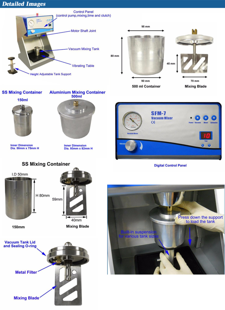 Small Slurry Vacuum Mixer with Two Containers – SPT Instrument